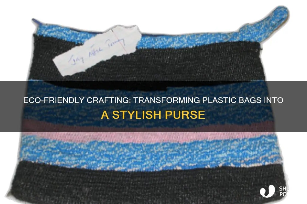 Eco-Friendly Crafting: Transforming Plastic Bags Into A Stylish Purse ...