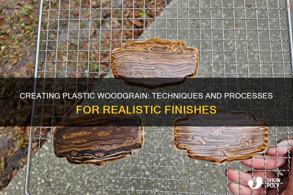 Creating Plastic Woodgrain: Techniques And Processes For Realistic ...