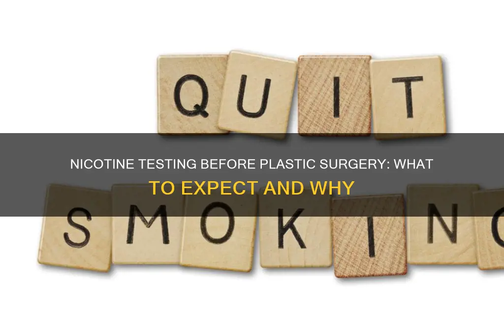 Nicotine Testing Before Plastic Surgery: What To Expect And Why | ShunPoly