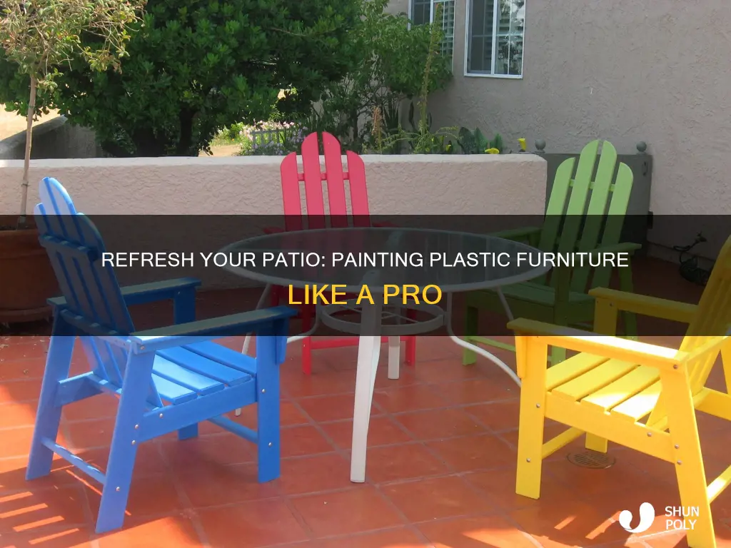 Refresh Your Patio: Painting Plastic Furniture Like A Pro | ShunPoly