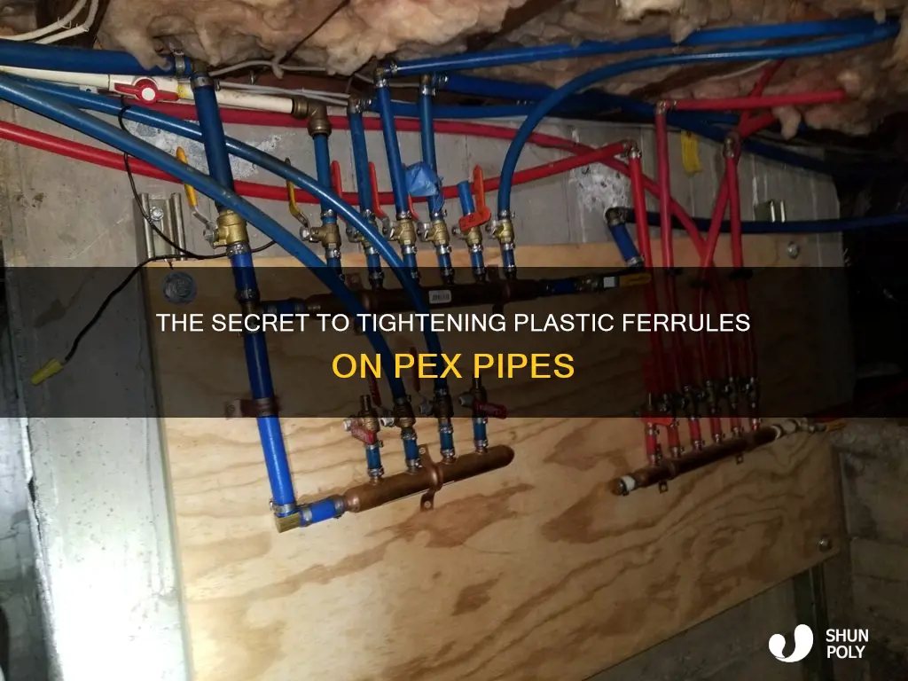 The Secret To Tightening Plastic Ferrules On Pex Pipes | ShunPoly