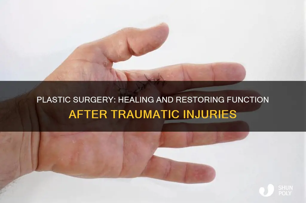 Plastic Surgery: Healing And Restoring Function After Traumatic ...