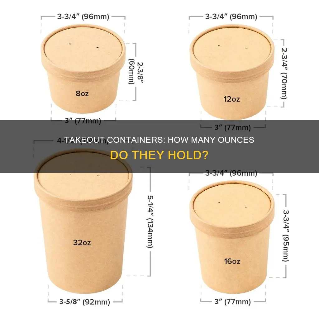 Takeout Containers: How Many Ounces Do They Hold? | ShunPoly