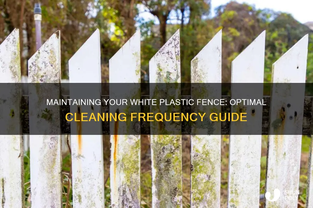 Maintaining Your White Plastic Fence: Optimal Cleaning Frequency Guide ...