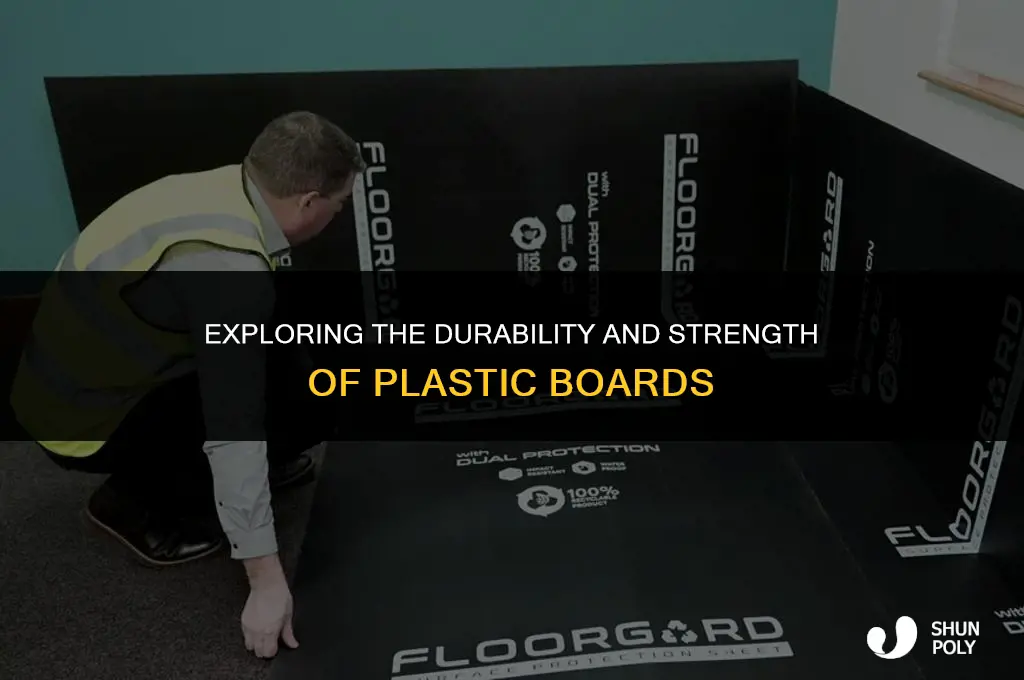 Exploring The Durability And Strength Of Plastic Boards | ShunPoly