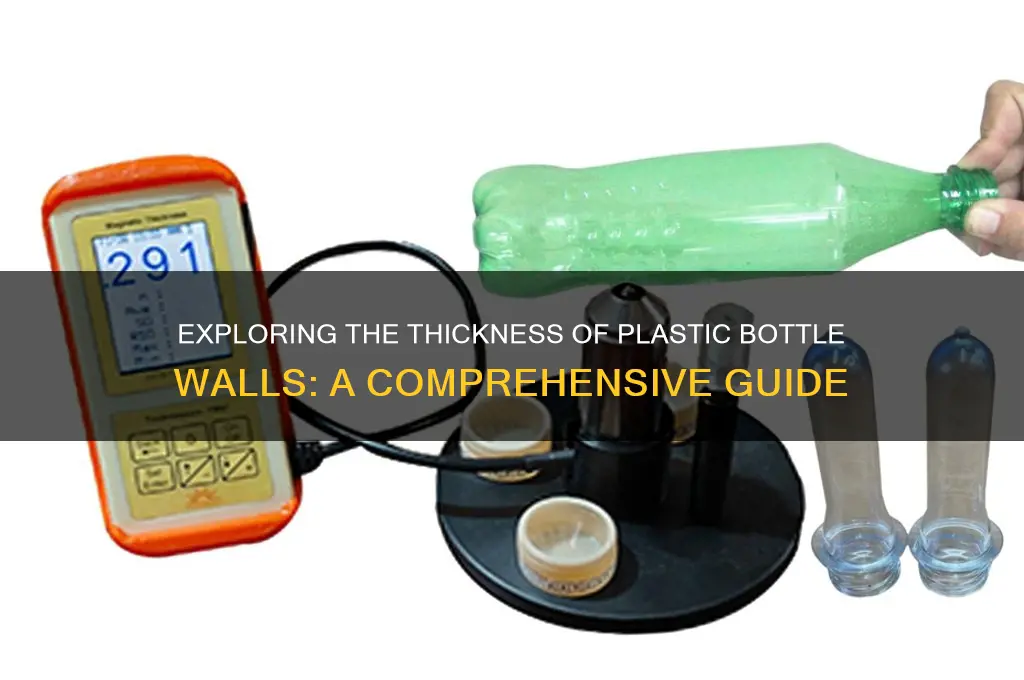 Exploring The Thickness Of Plastic Bottle Walls: A Comprehensive Guide ...