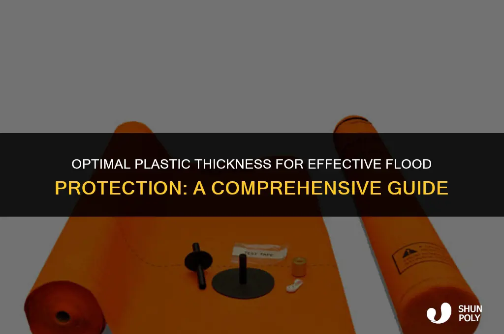 Optimal Plastic Thickness For Effective Flood Protection: A ...