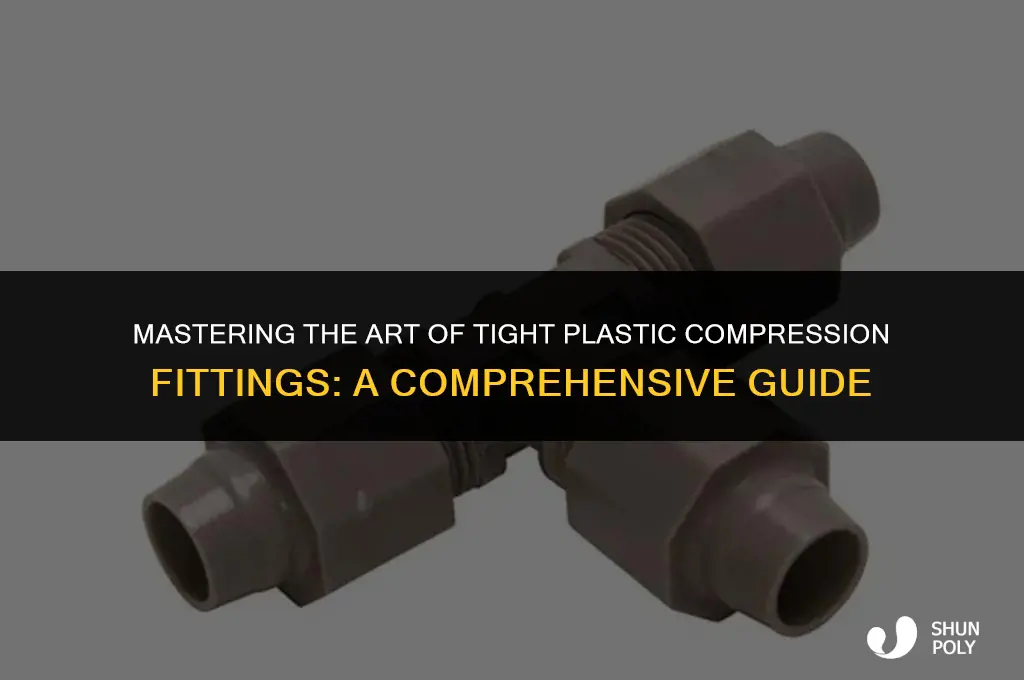 Mastering The Art Of Tight Plastic Compression Fittings: A ...