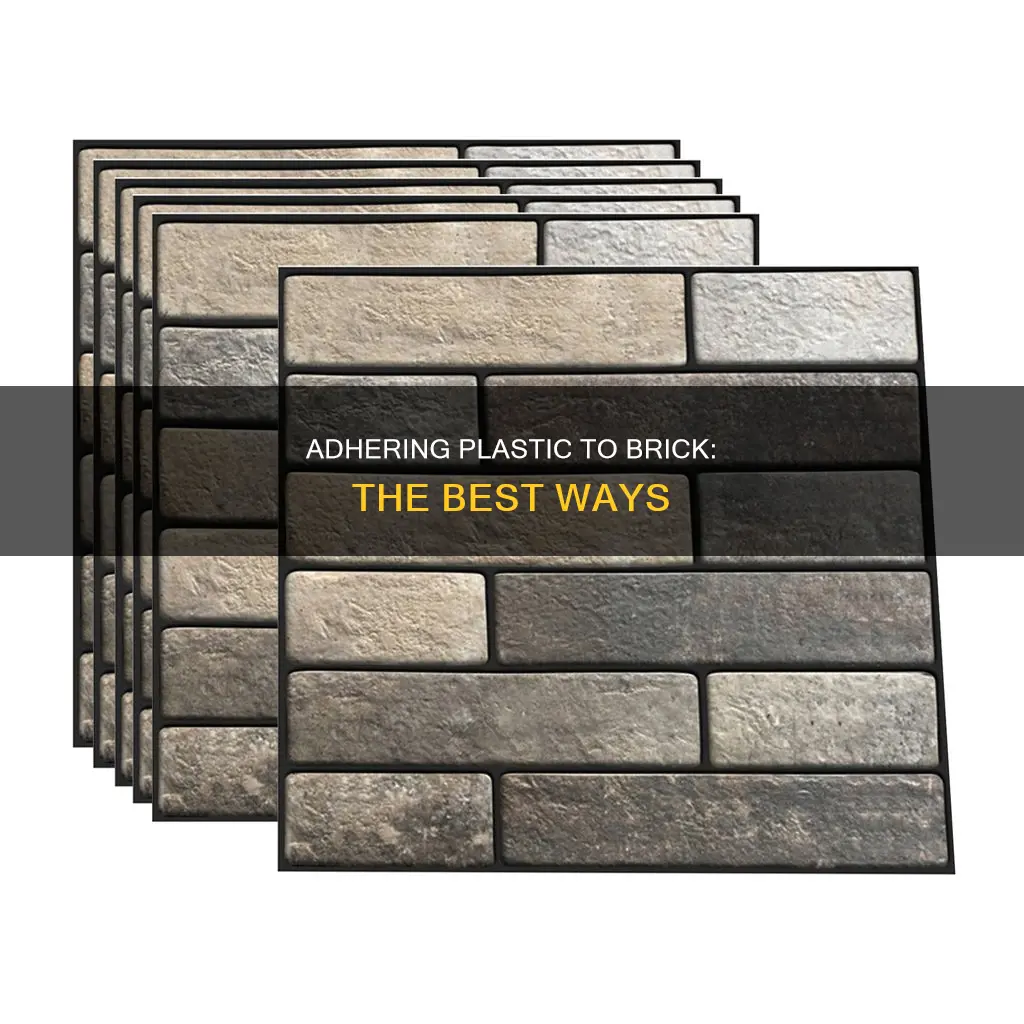 Adhering Plastic To Brick: The Best Ways | ShunPoly
