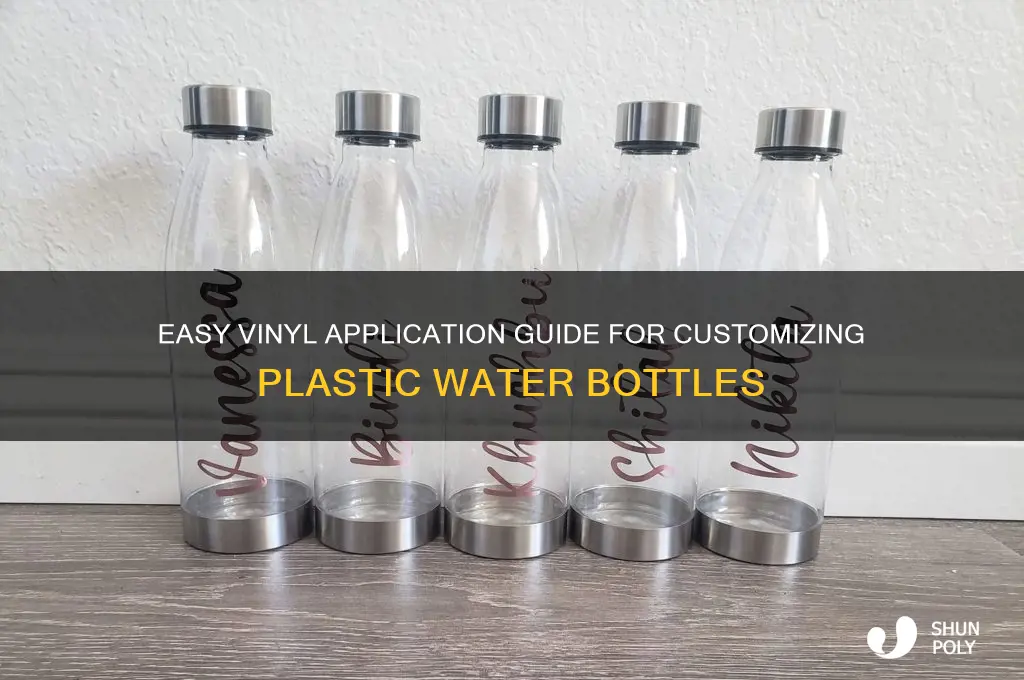 Easy Vinyl Application Guide For Customizing Plastic Water Bottles ...