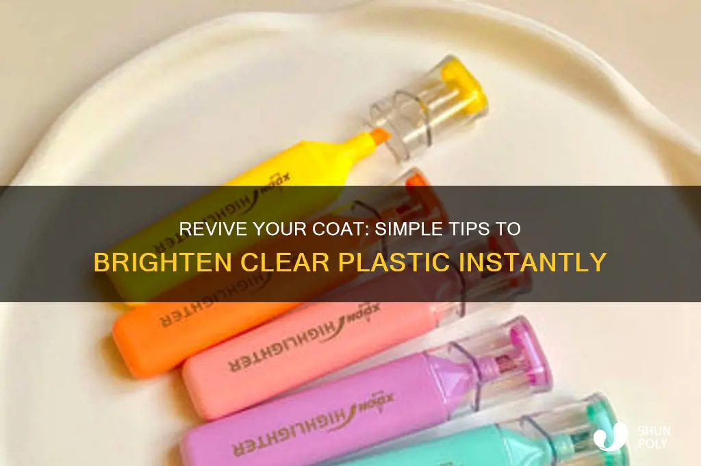 Revive Your Coat: Simple Tips To Brighten Clear Plastic Instantly ...