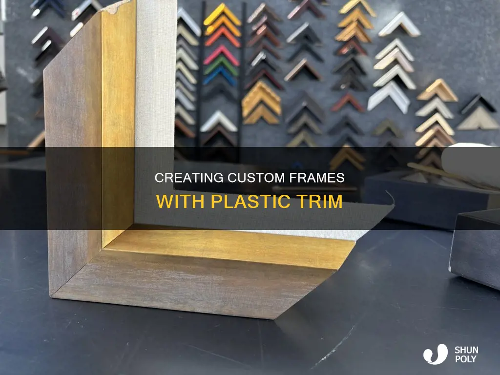 Creating Custom Frames With Plastic Trim | ShunPoly