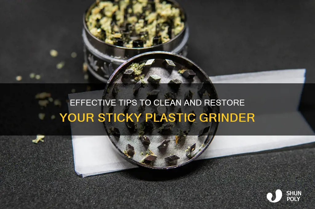 Effective Tips To Clean And Restore Your Sticky Plastic Grinder | ShunPoly