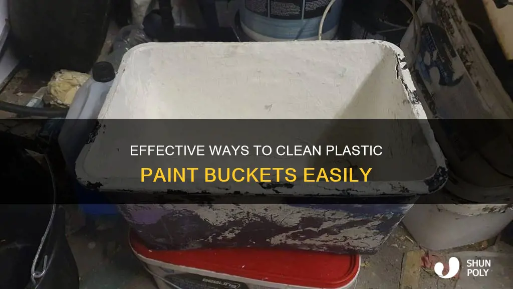 Effective Ways To Clean Plastic Paint Buckets Easily | ShunPoly