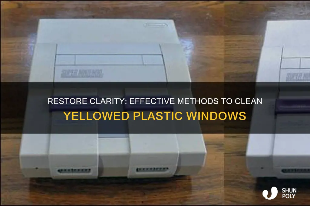 Restore Clarity: Effective Methods To Clean Yellowed Plastic Windows ...