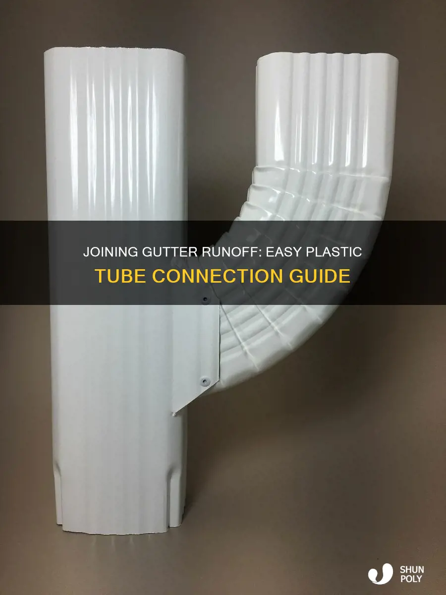 Joining Gutter Runoff: Easy Plastic Tube Connection Guide | ShunPoly