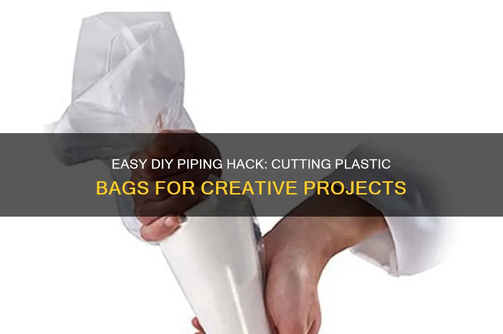 Easy Diy Piping Hack: Cutting Plastic Bags For Creative Projects | ShunPoly