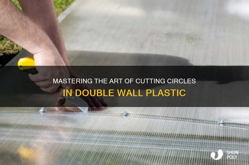 Mastering The Art Of Cutting Circles In Double Wall Plastic | ShunPoly