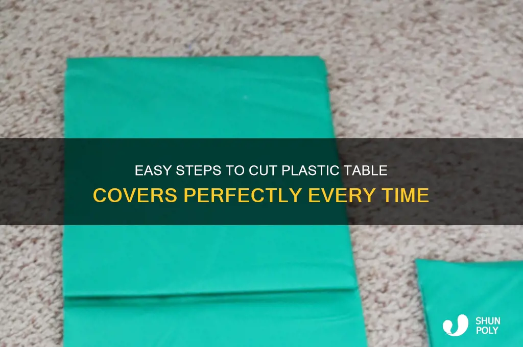 Easy Steps To Cut Plastic Table Covers Perfectly Every Time | ShunPoly