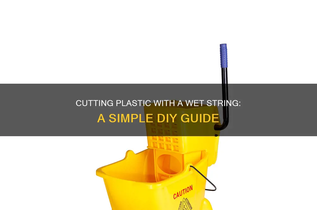 Cutting Plastic With A Wet String: A Simple Diy Guide | ShunPoly