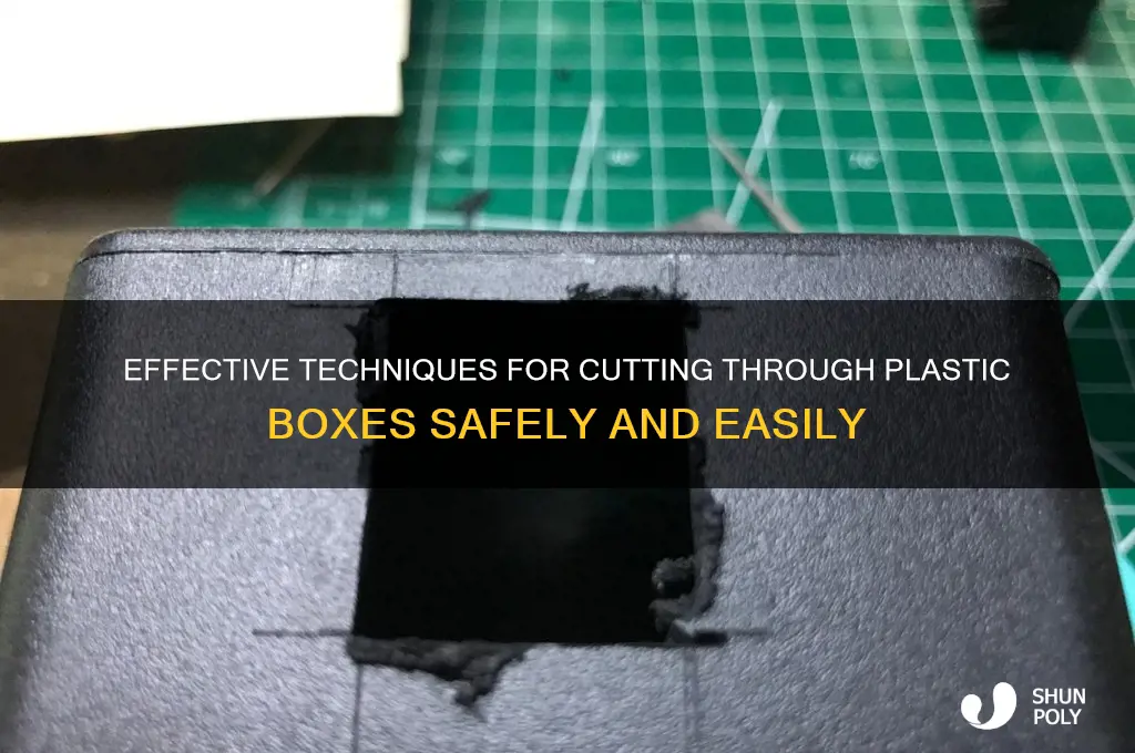 Effective Techniques For Cutting Through Plastic Boxes Safely And ...