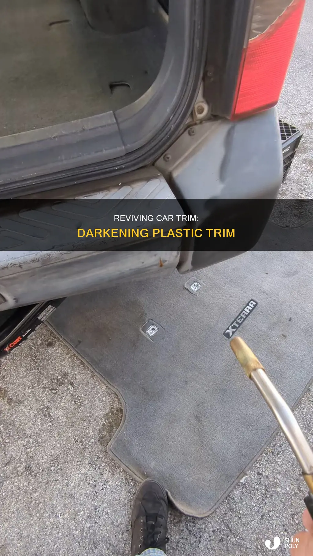 Reviving Car Trim: Darkening Plastic Trim | ShunPoly
