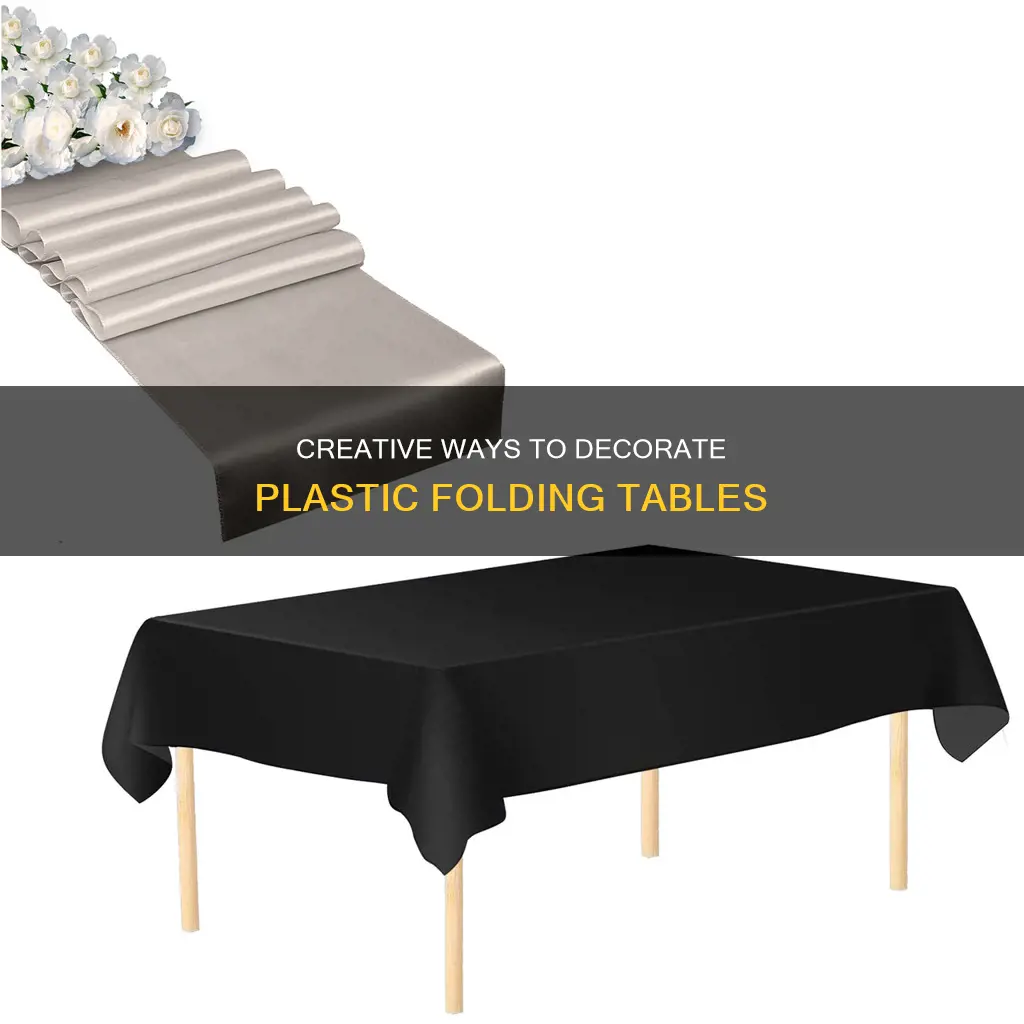 Creative Ways To Decorate Plastic Folding Tables | ShunPoly