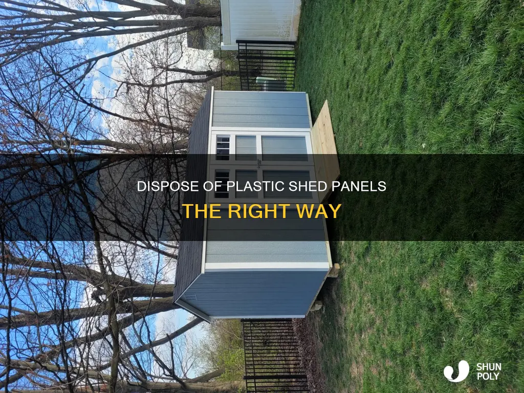 Dispose Of Plastic Shed Panels The Right Way | ShunPoly