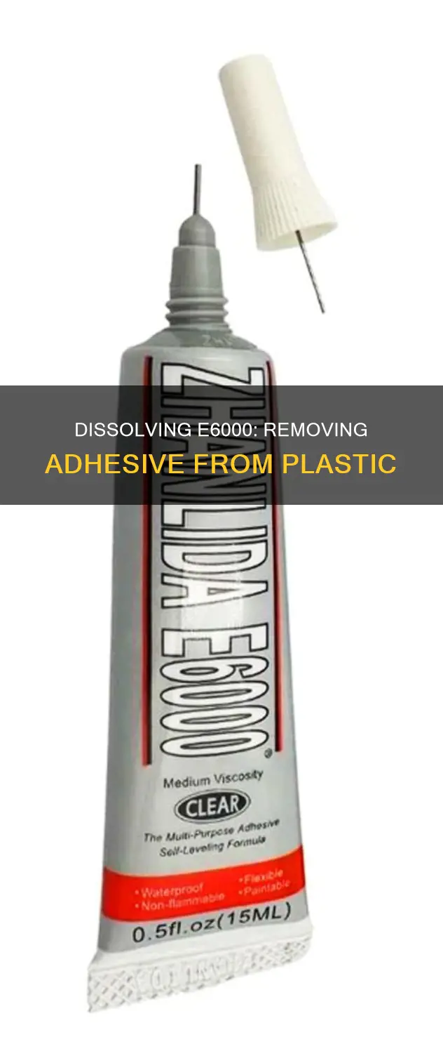 Dissolving E6000: Removing Adhesive From Plastic | ShunPoly