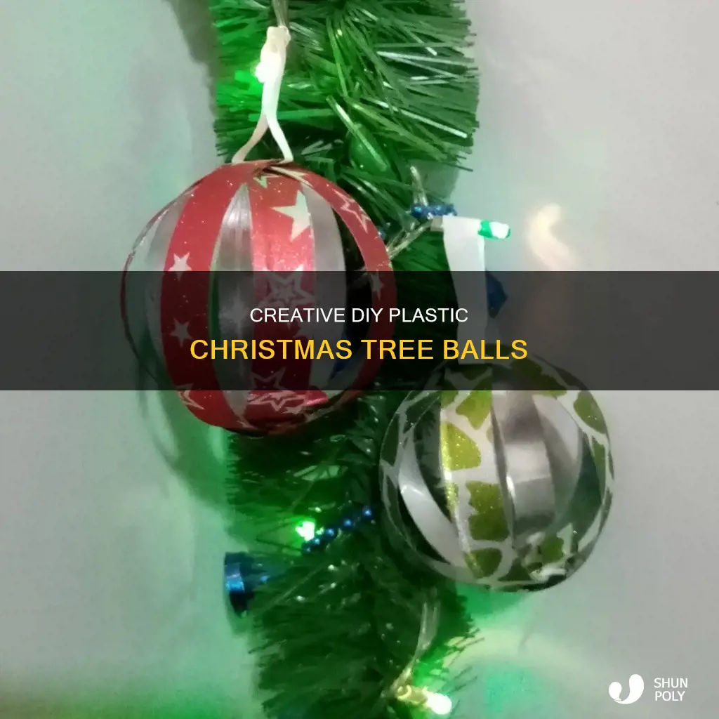 Creative Diy Plastic Christmas Tree Balls | ShunPoly