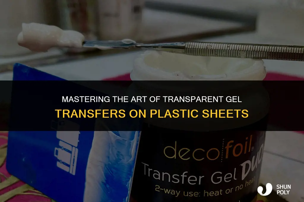 Mastering The Art Of Transparent Gel Transfers On Plastic Sheets | ShunPoly