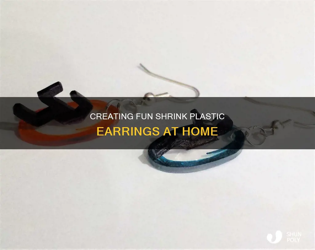 Creating Fun Shrink Plastic Earrings At Home | ShunPoly