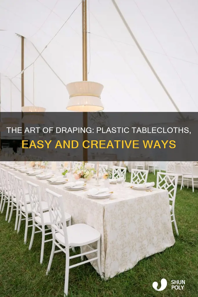 The Art Of Draping: Plastic Tablecloths, Easy And Creative Ways | ShunPoly