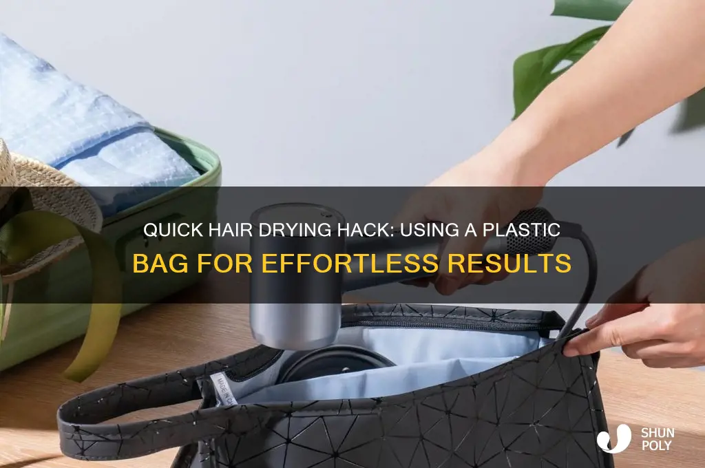 Quick Hair Drying Hack: Using A Plastic Bag For Effortless Results ...