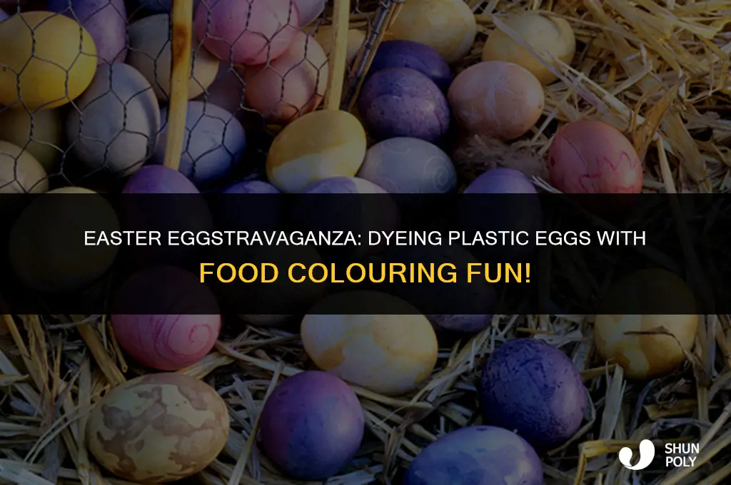 Easter Eggstravaganza: Dyeing Plastic Eggs With Food Colouring Fun ...