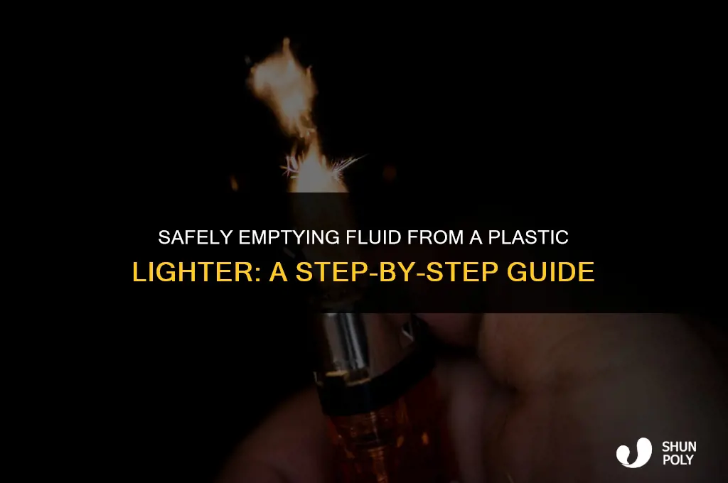 Safely Emptying Fluid From A Plastic Lighter: A Step-By-Step Guide ...