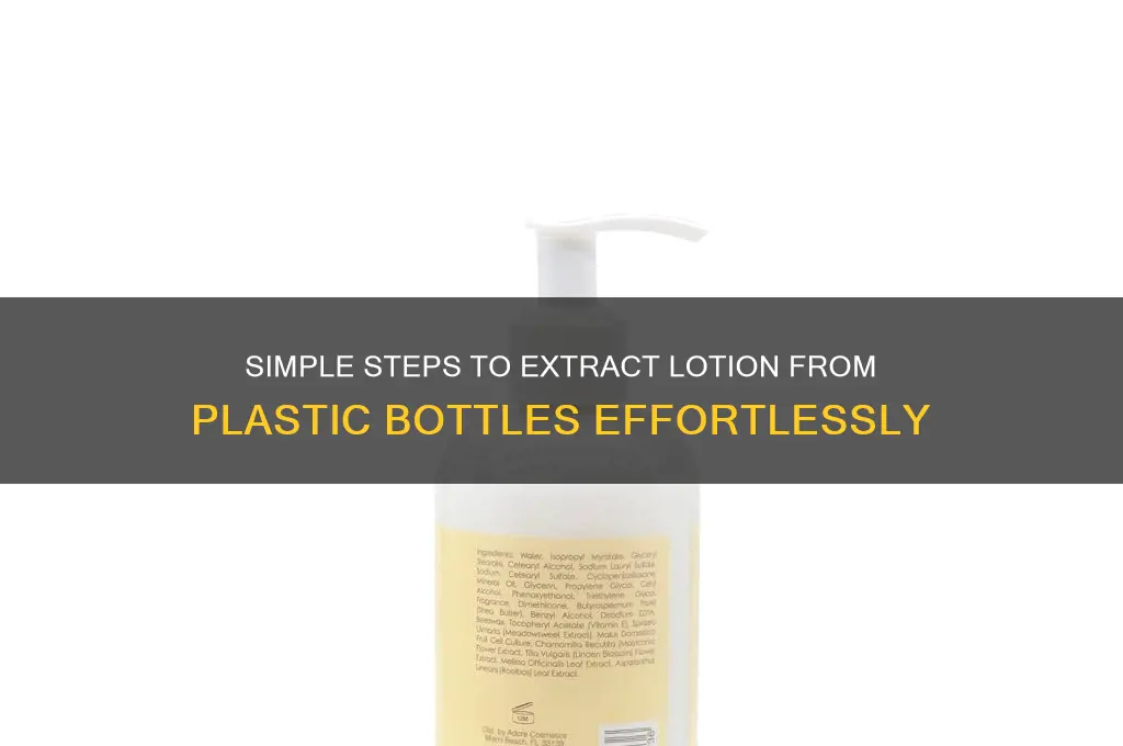 Simple Steps To Extract Lotion From Plastic Bottles Effortlessly | ShunPoly