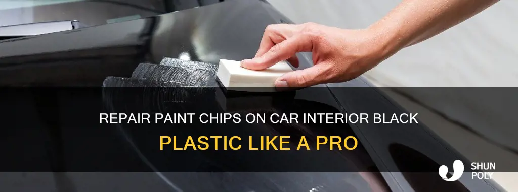 Repair Paint Chips On Car Interior Black Plastic Like A Pro | ShunPoly
