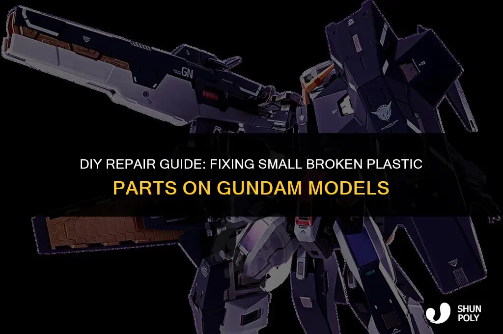 Diy Repair Guide: Fixing Small Broken Plastic Parts On Gundam Models ...