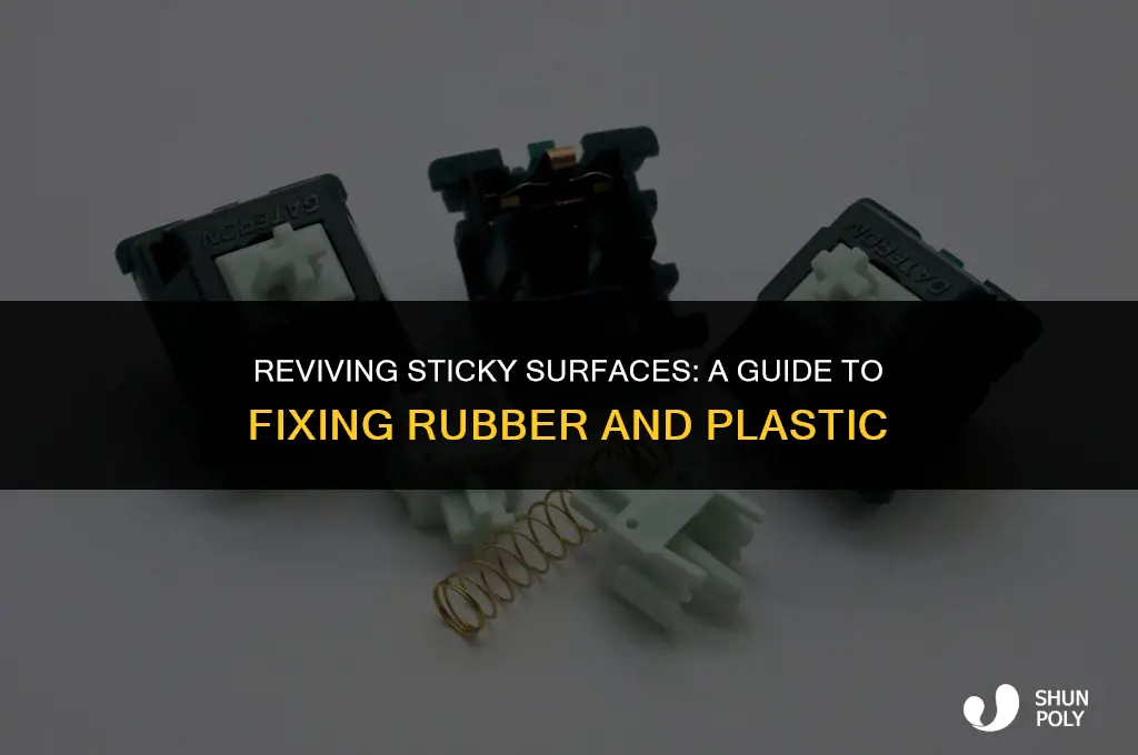 Reviving Sticky Surfaces: A Guide To Fixing Rubber And Plastic | ShunPoly