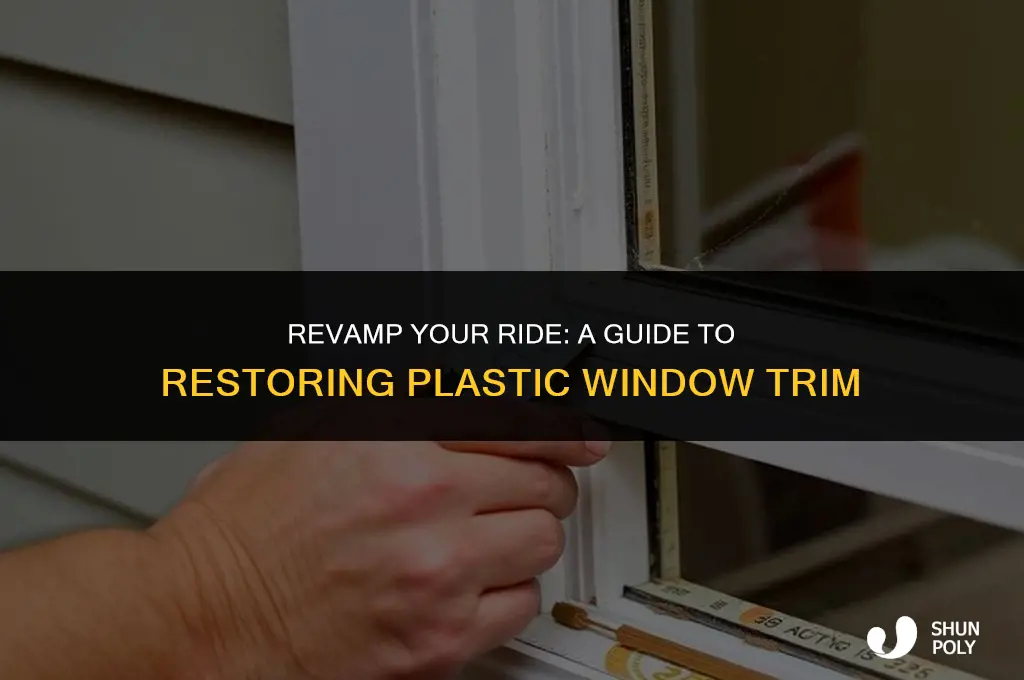 Revamp Your Ride: A Guide To Restoring Plastic Window Trim | ShunPoly