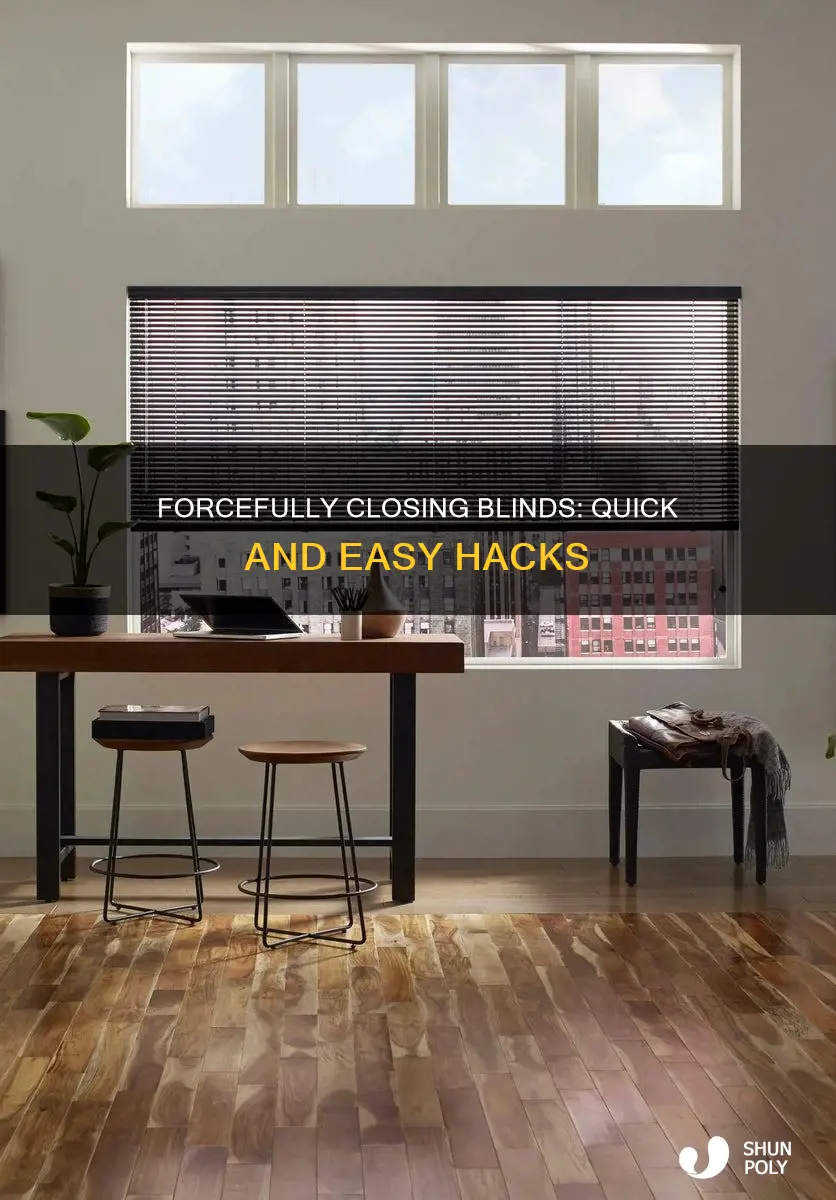 Forcefully Closing Blinds: Quick And Easy Hacks | ShunPoly