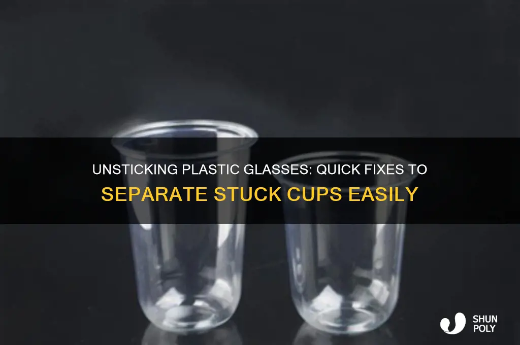 Unsticking Plastic Glasses: Quick Fixes To Separate Stuck Cups Easily ...