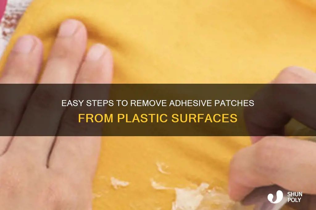 Easy Steps To Remove Adhesive Patches From Plastic Surfaces | ShunPoly