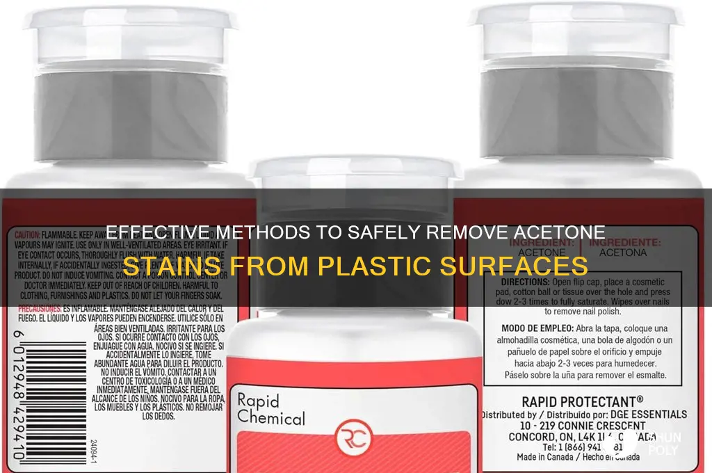 Effective Methods To Safely Remove Acetone Stains From Plastic Surfaces ...