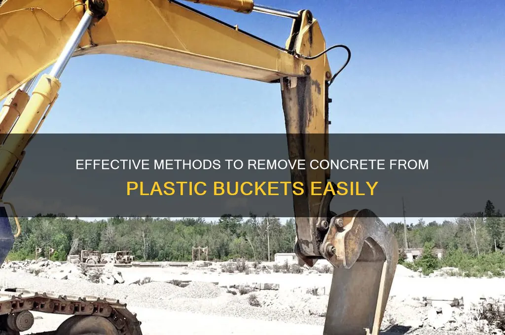 Effective Methods To Remove Concrete From Plastic Buckets Easily | ShunPoly