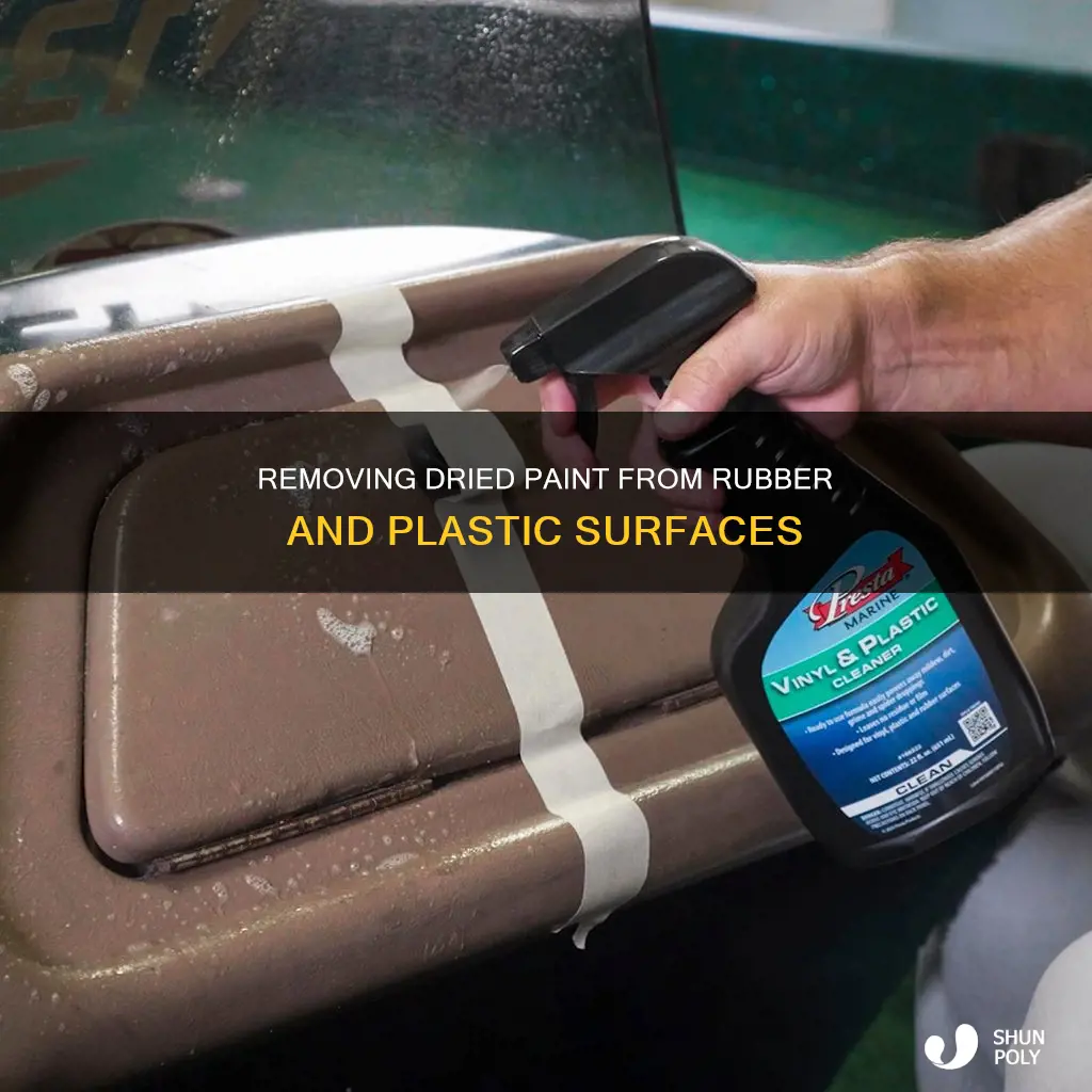 Removing Dried Paint From Rubber And Plastic Surfaces | ShunPoly
