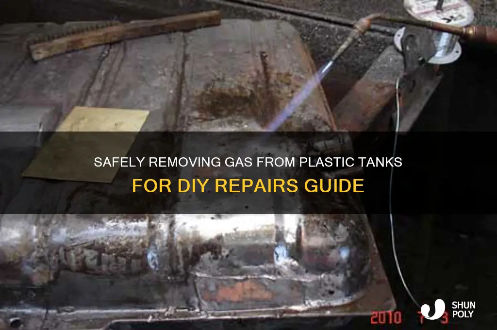 Safely Removing Gas From Plastic Tanks For Diy Repairs Guide | ShunPoly