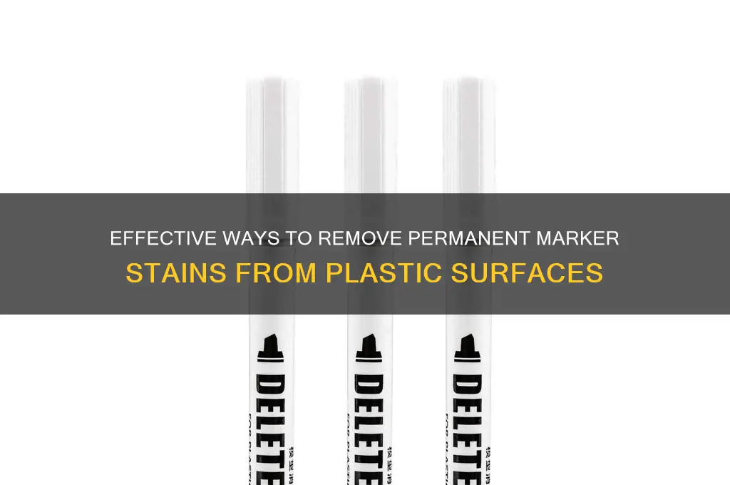 Effective Ways To Remove Permanent Marker Stains From Plastic Surfaces ...