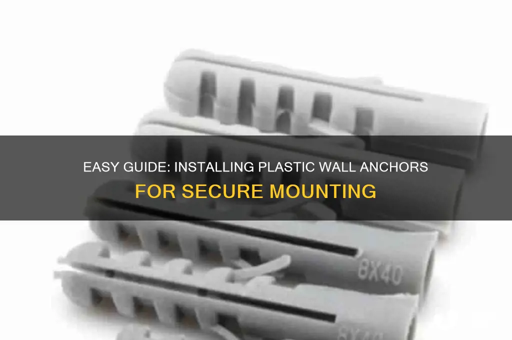 Easy Guide: Installing Plastic Wall Anchors For Secure Mounting | ShunPoly